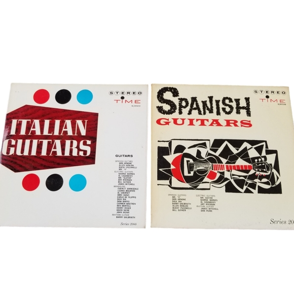 Other | Retro Italian And Spanish Guitar Record Bundle | Poshmark